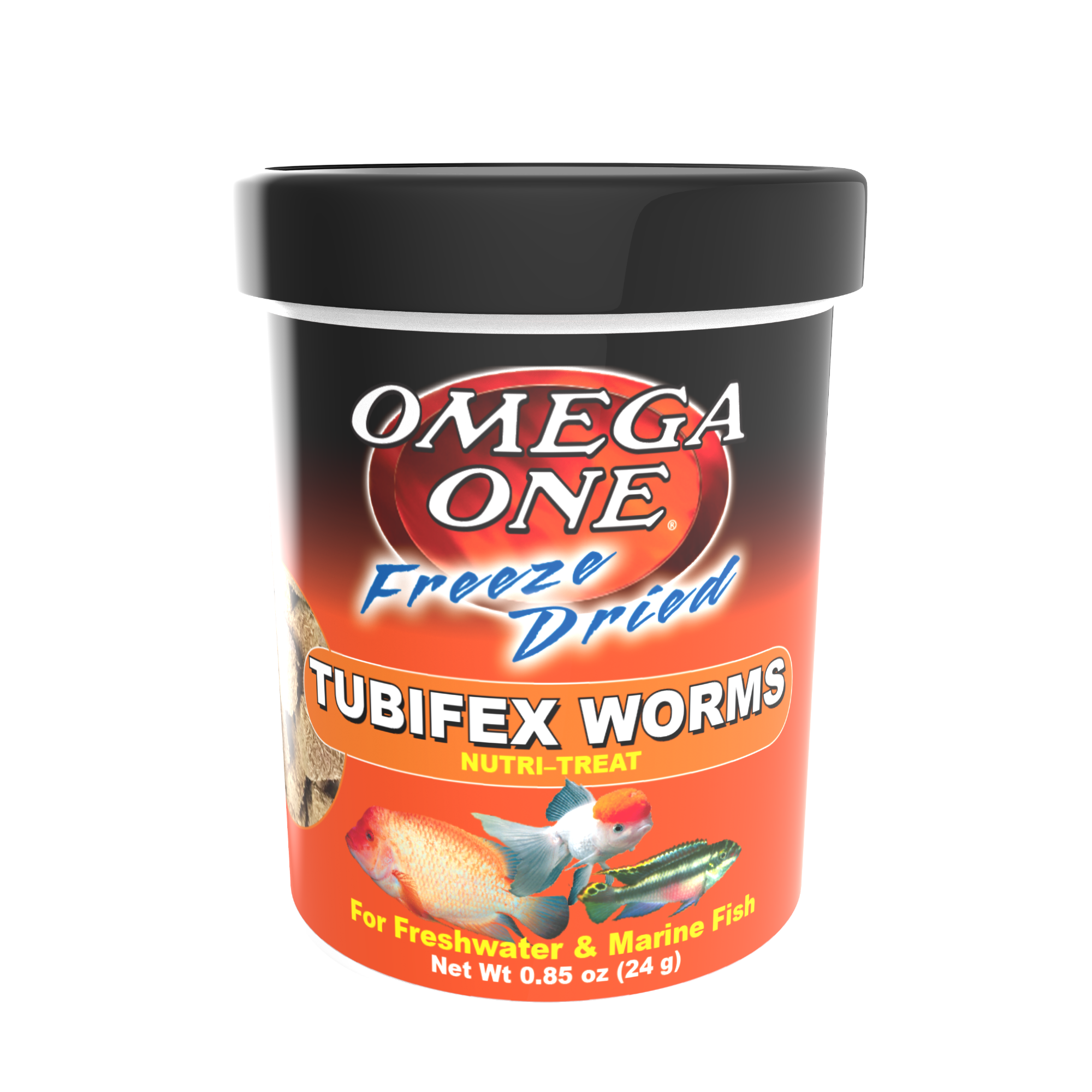 Omega One Freeze Dried Tubifex Worm Fish Food .85 oz – Pets Warehouse