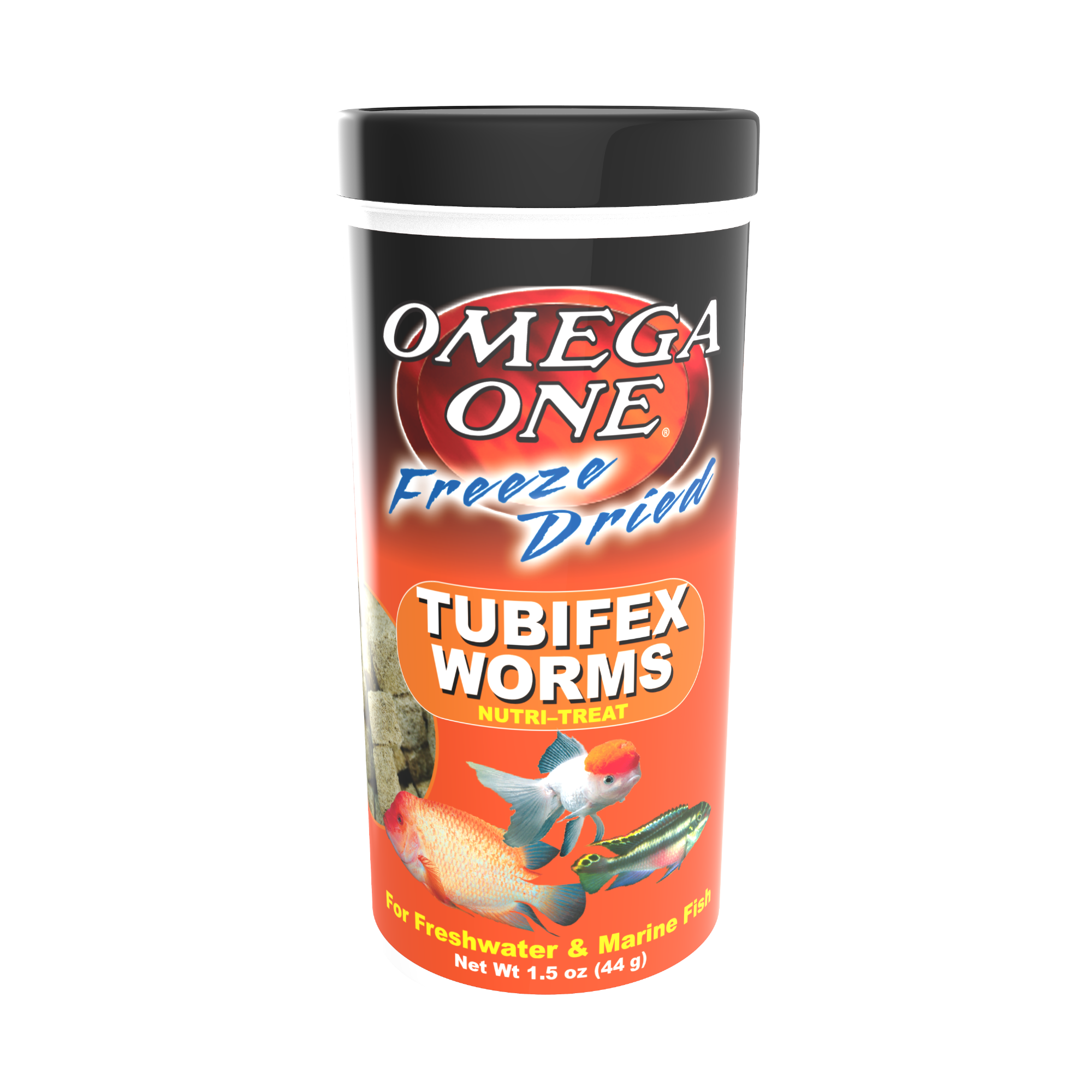 Omega One Freeze Dried Tubifex Worm Fish Food 1.5 oz – Pets Warehouse