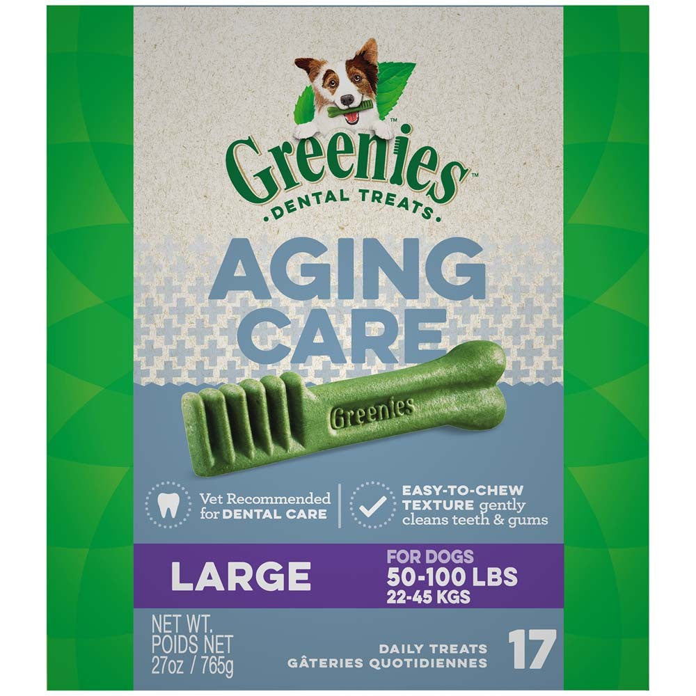Greenies Large Aging Care Dental Treats 27oz 428213 642863108839 – Pets ...