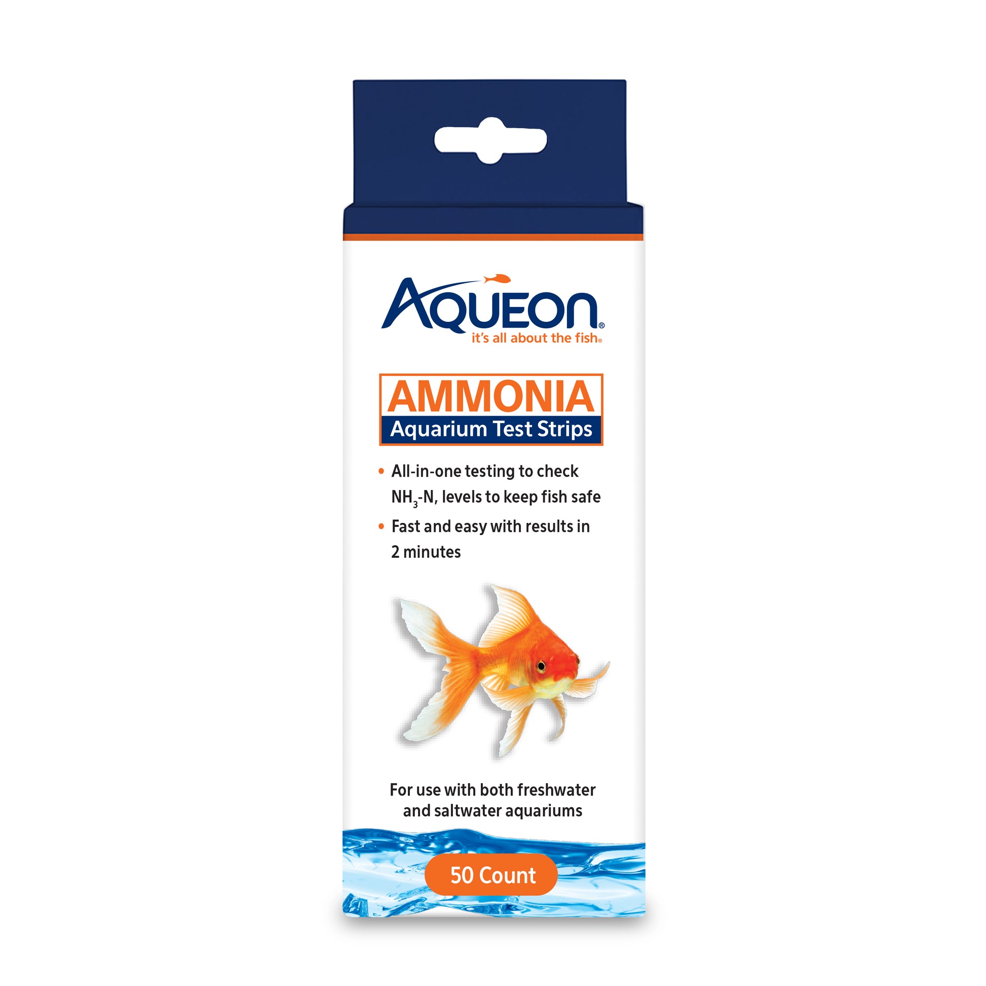 Aqueon Ammonia Aquarium Test Strips 50 ct – Pets Warehouse