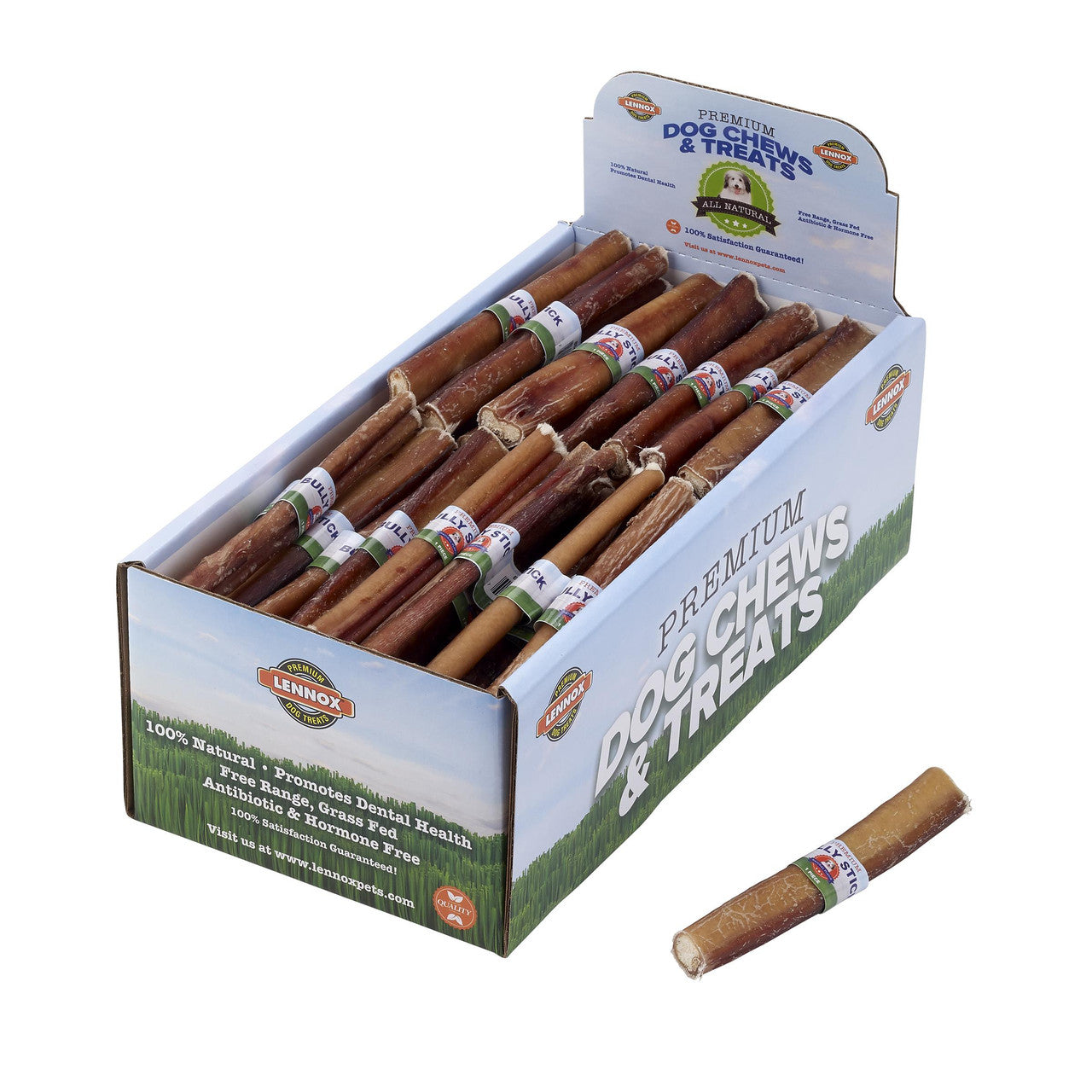 Natural Bully Stick 6" Odor Free 90 Count – Pets Warehouse