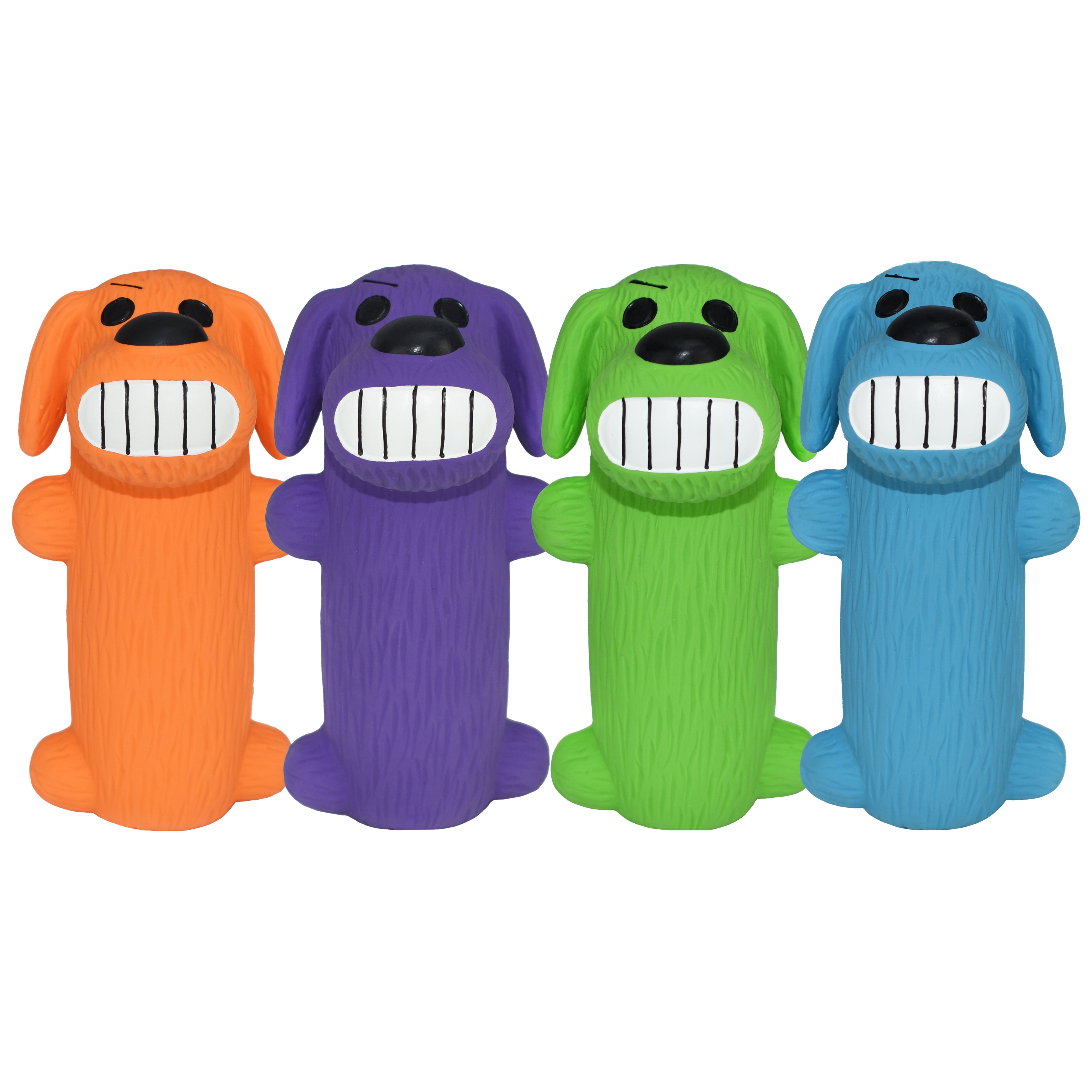 Multipet Minipet Loofa Latex Dog Toy Assorted Color 5 in – Pets Warehouse