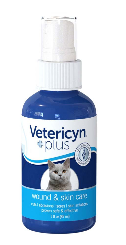 Vetericyn Plus Feline Wound & Skin Care 3oz 818582011914 – Pets Warehouse